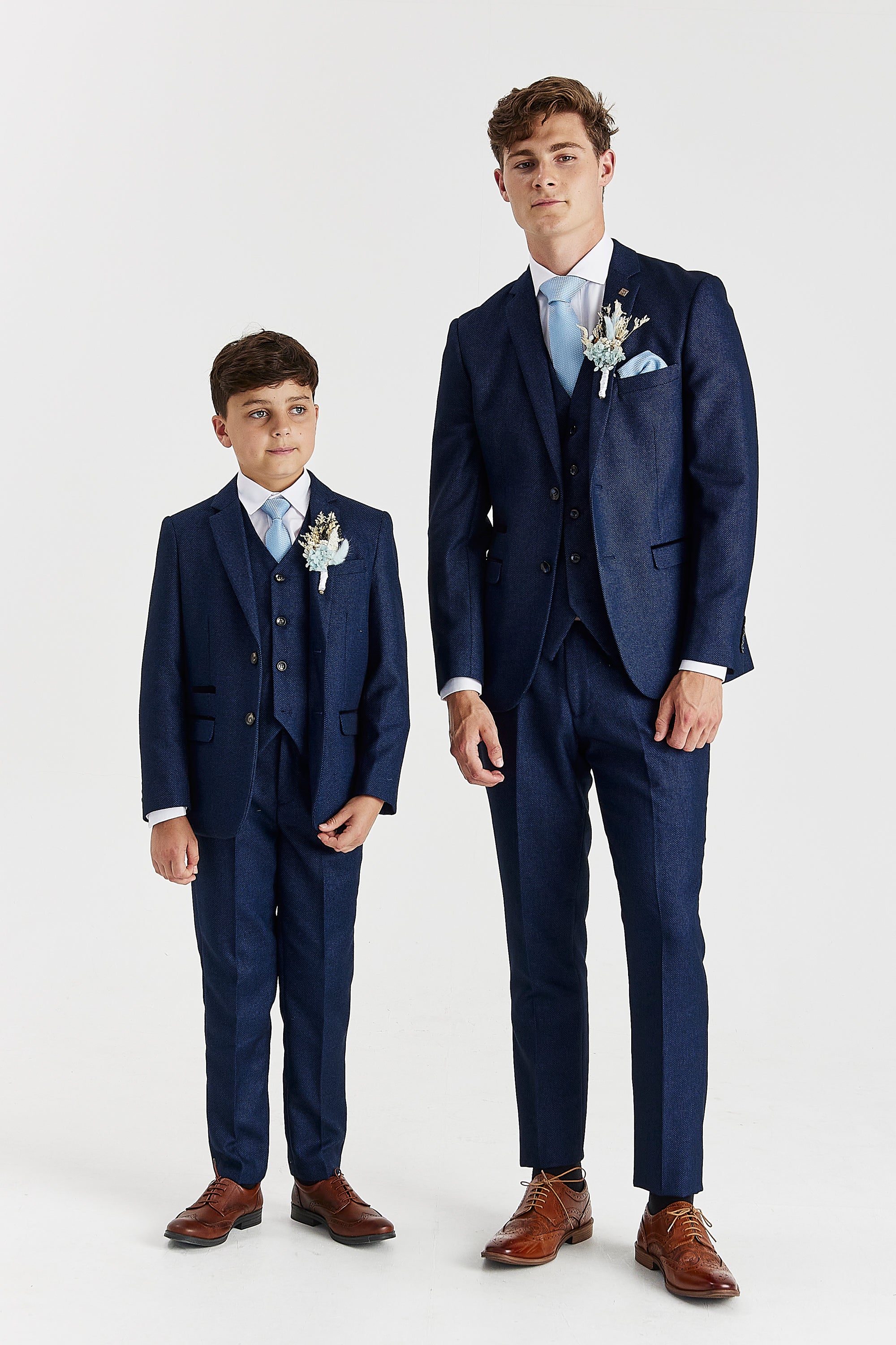 Arthur Navy Father & Son Three-Piece Suit | Paul Andrew Suits