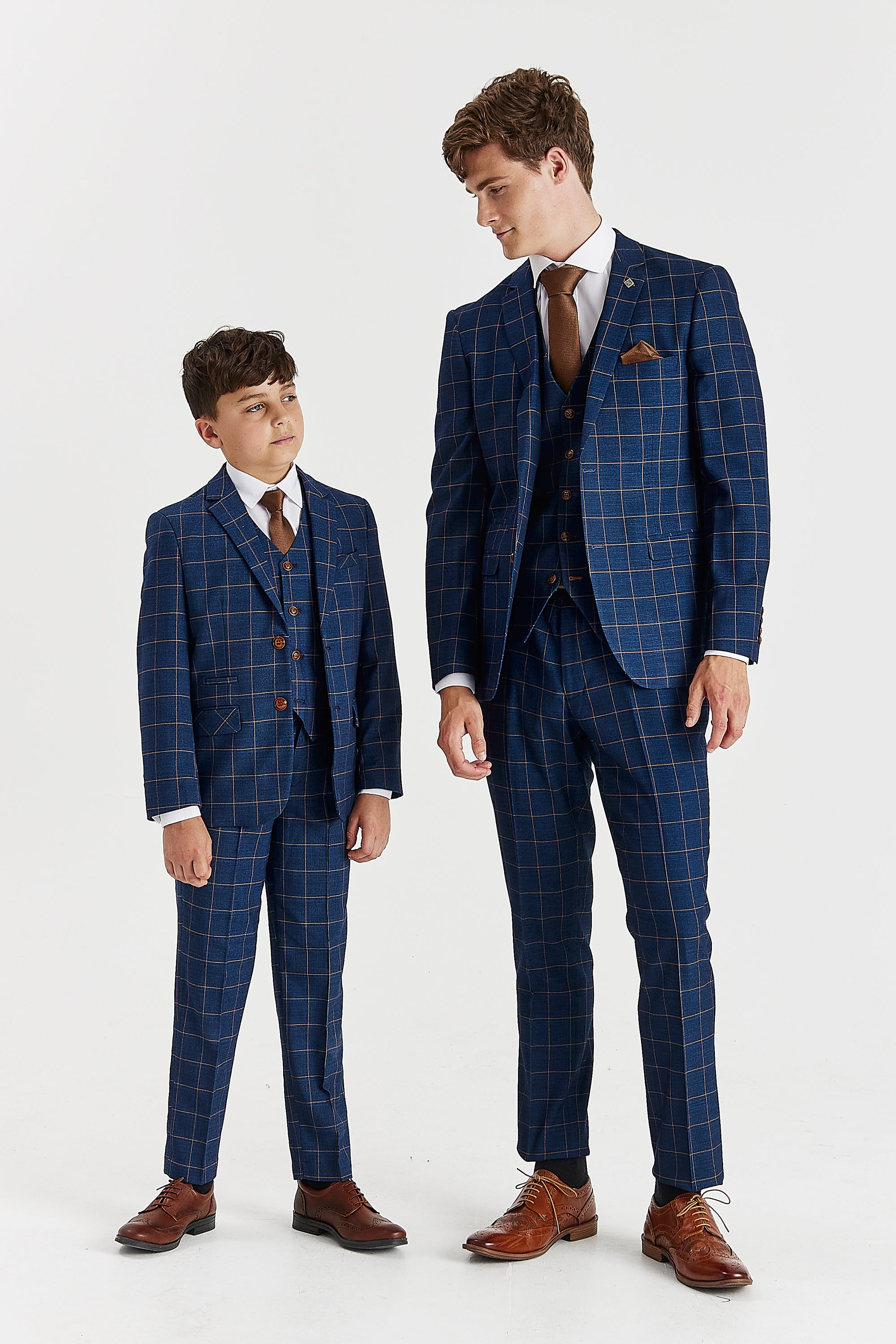 Hamleys Navy Father & Son Suits | Matching Wedding Suits