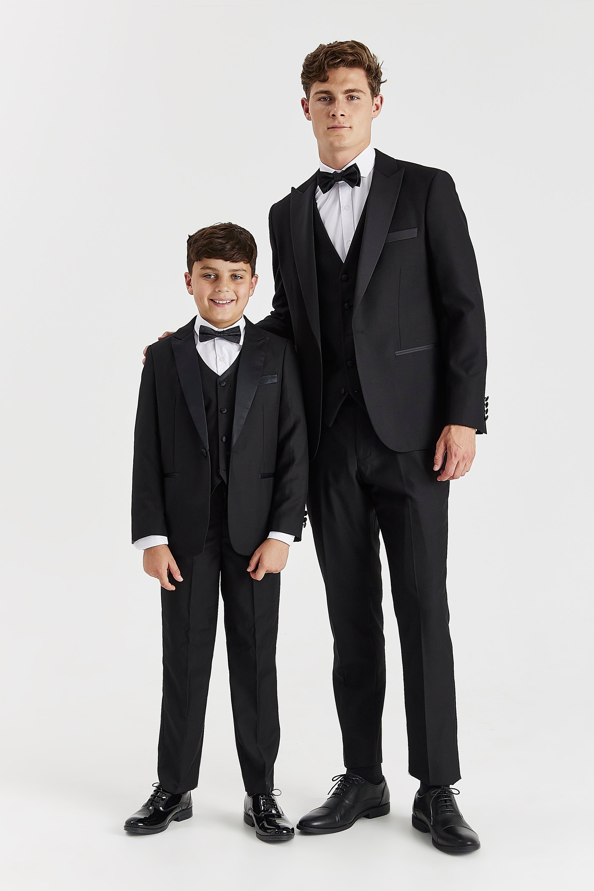 Harry Black Tuxedo Father & Son Suit Bundle | Paul Andrew Suits
