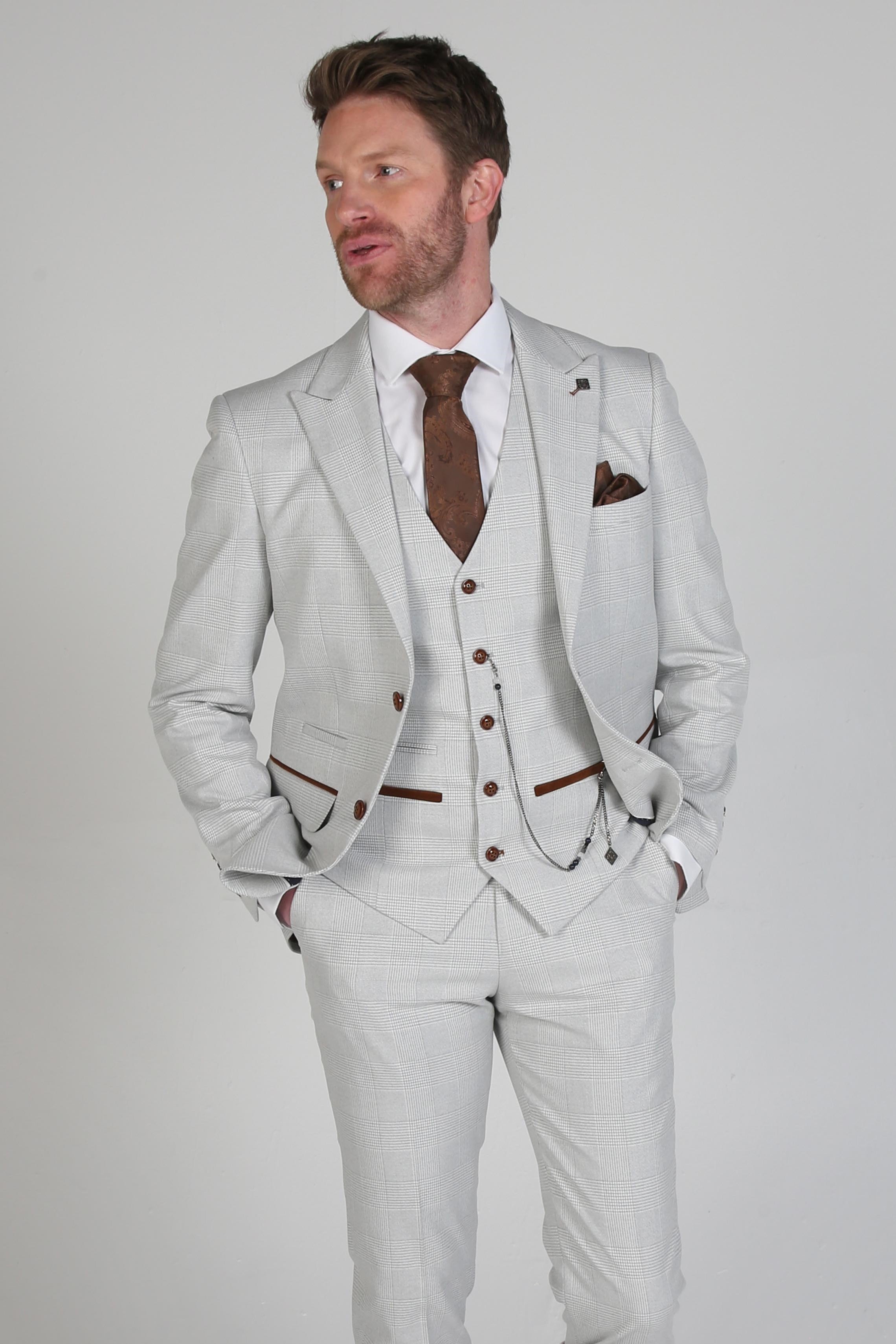 Mark Stone Men's Three Piece Suit | Paul Andrew Suits